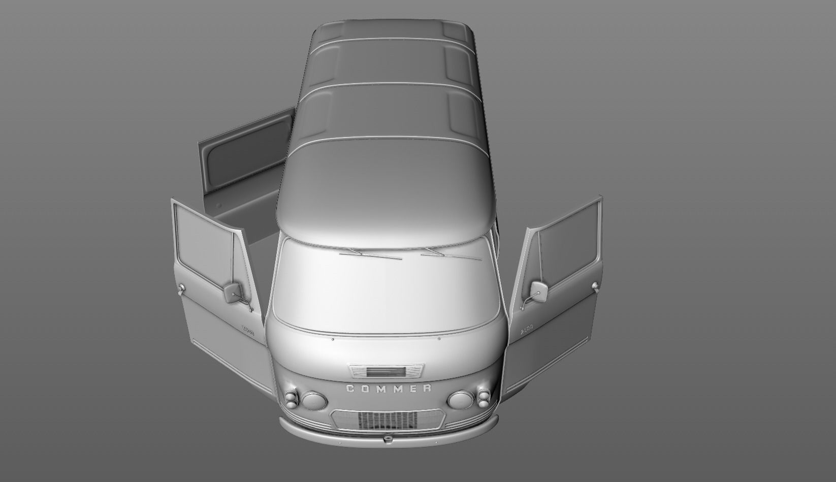 COMMER FC VAN 1968 3D model | CGTrader