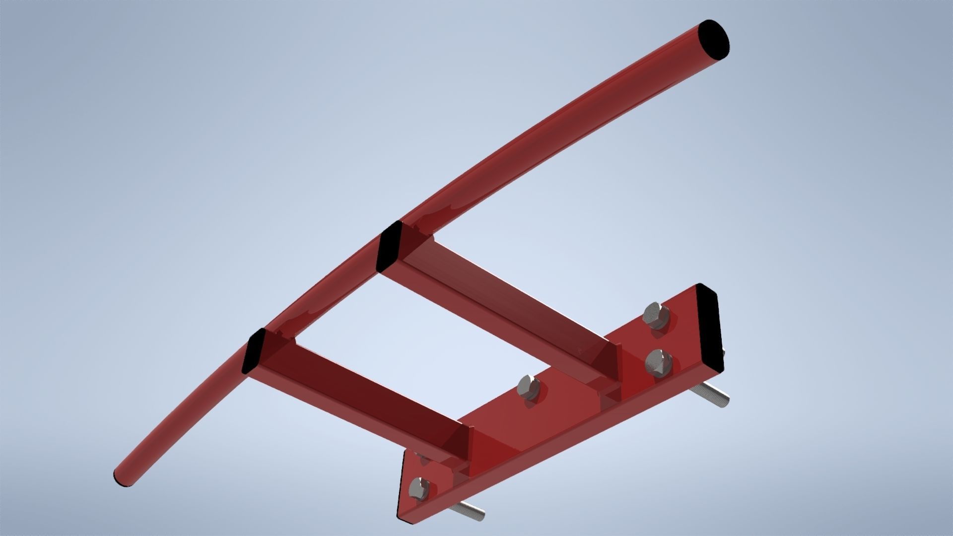 3D model Wall crossfit pull up fitness machine VR / AR / low-poly ...