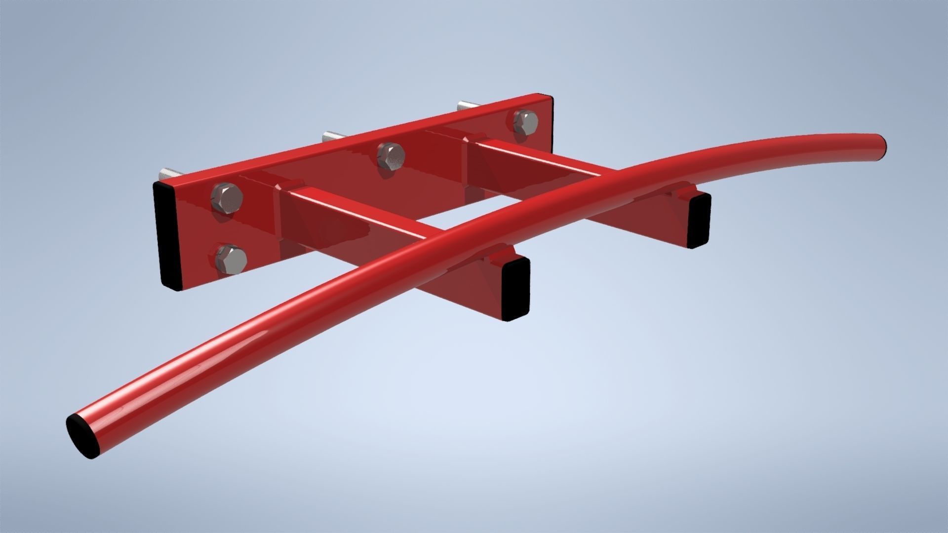 3D model Wall crossfit pull up fitness machine VR / AR / low-poly ...