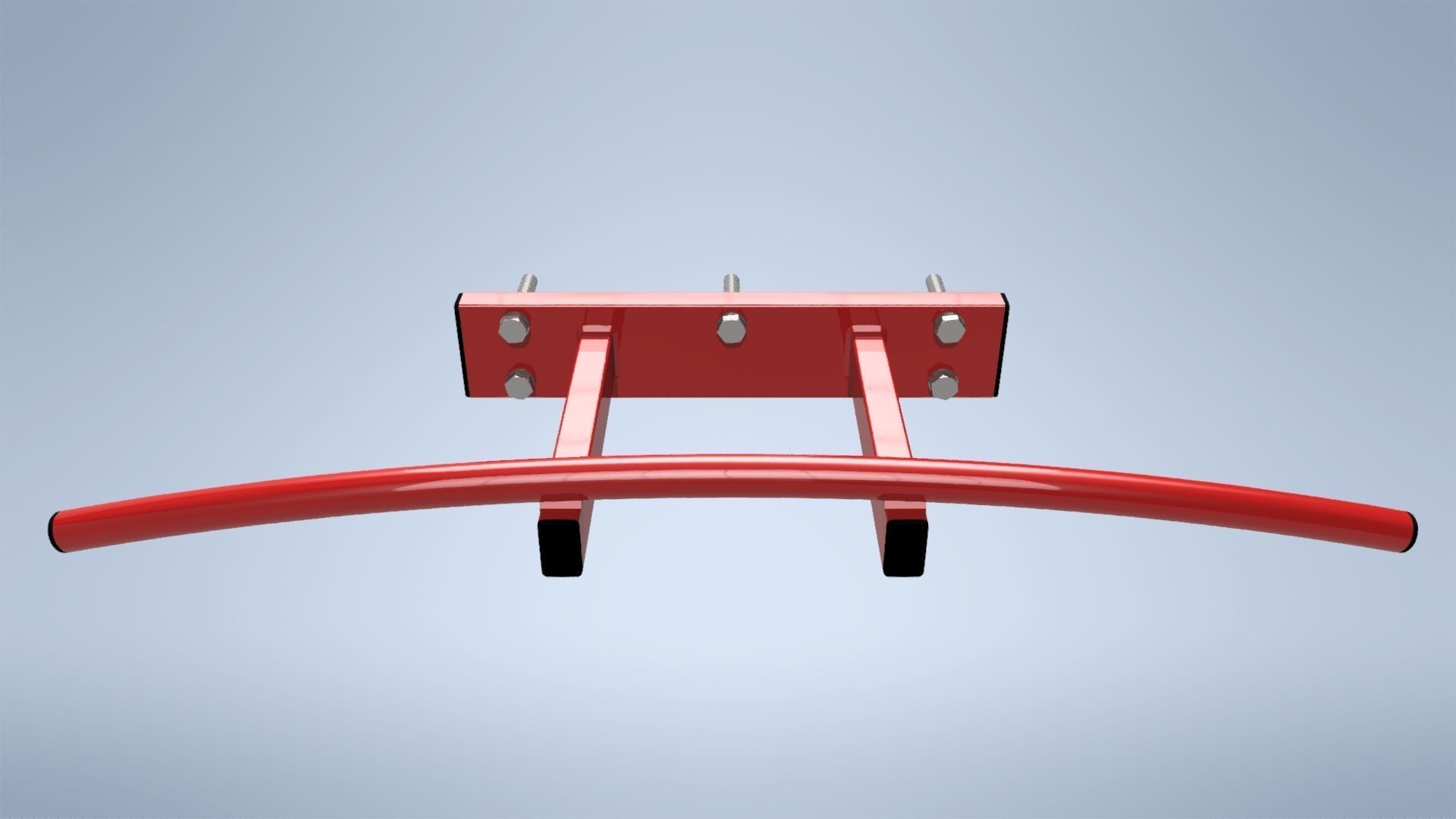 3D model Wall crossfit pull up fitness machine VR / AR / low-poly ...