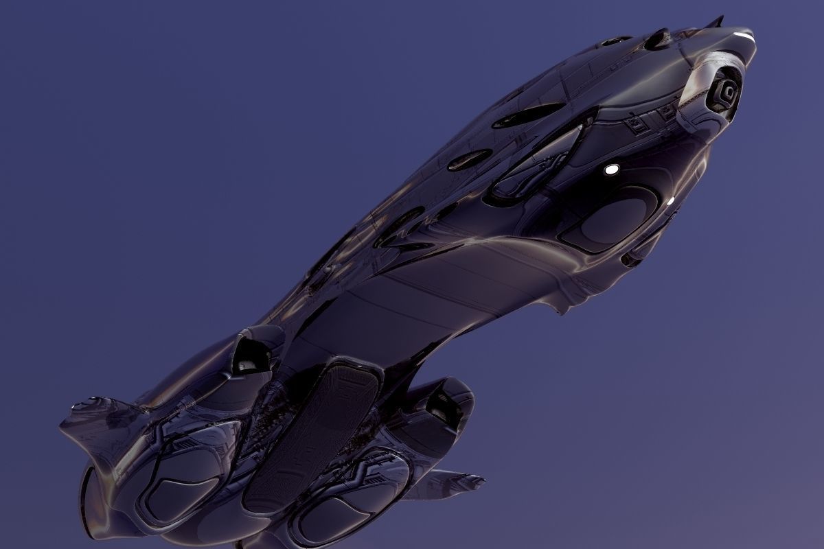 DR-755 Dropship Cargo Spaceship 3D model | CGTrader