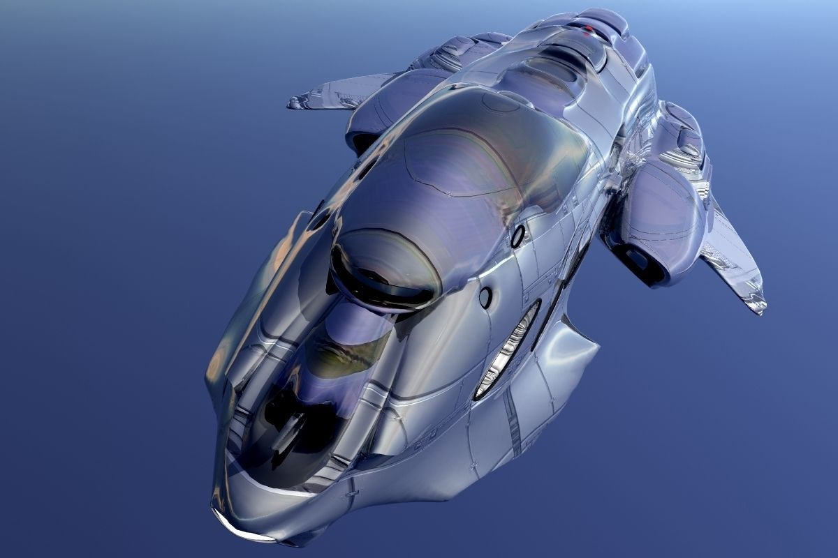 DR-755 Dropship Cargo Spaceship 3D model | CGTrader