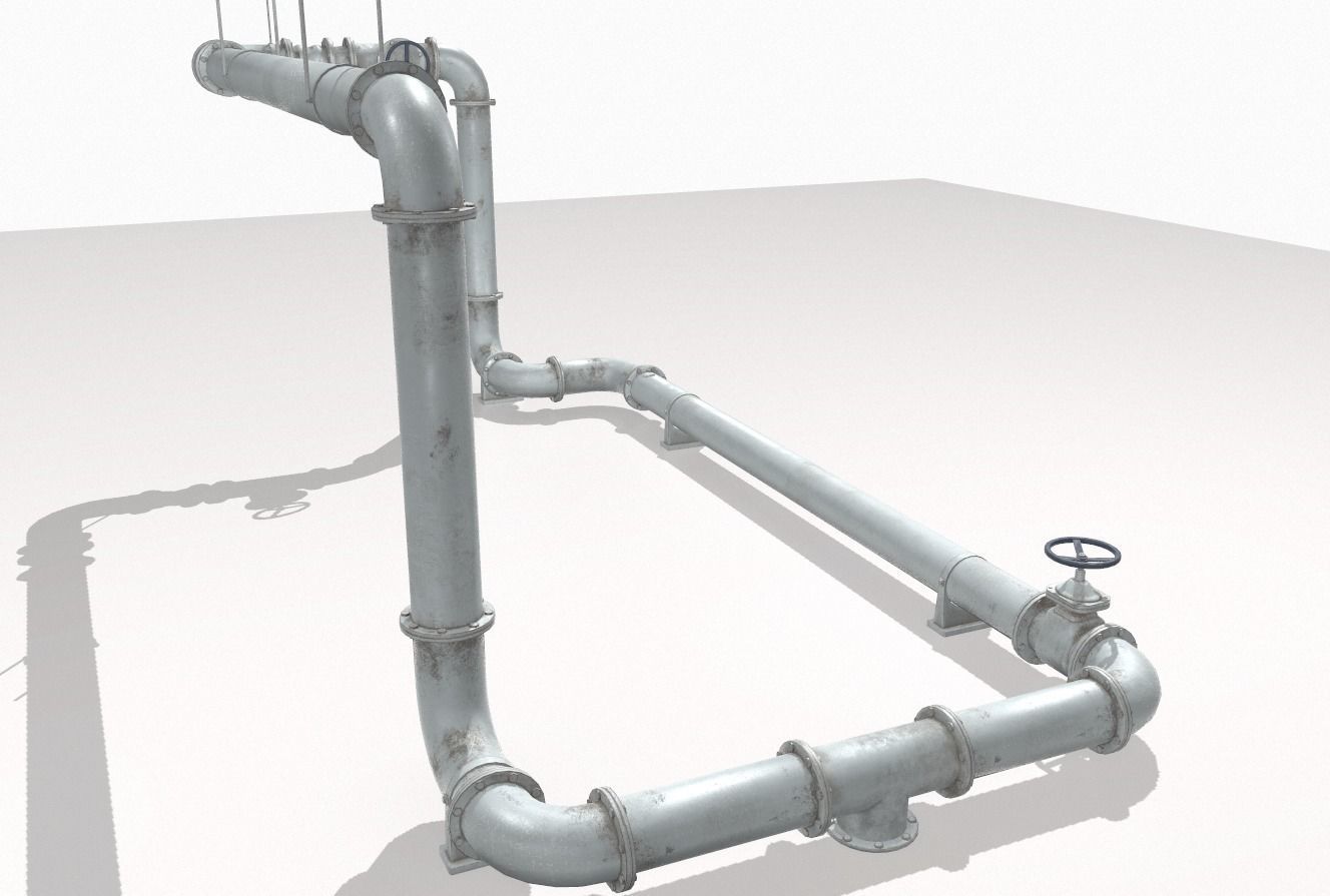 3D model Modular pipes pack 5 VR / AR / low-poly | CGTrader