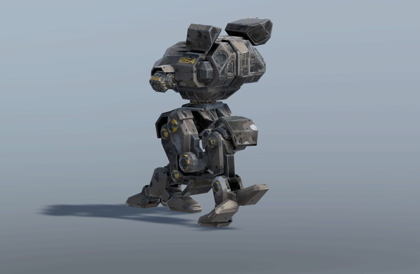 3D model Lynx BattleMech VR / AR / low-poly | CGTrader