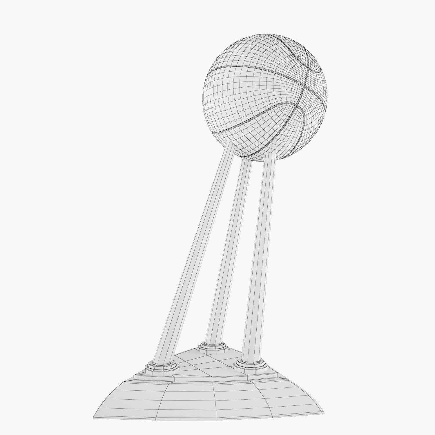 WNBA Championship Trophy 3D model | CGTrader