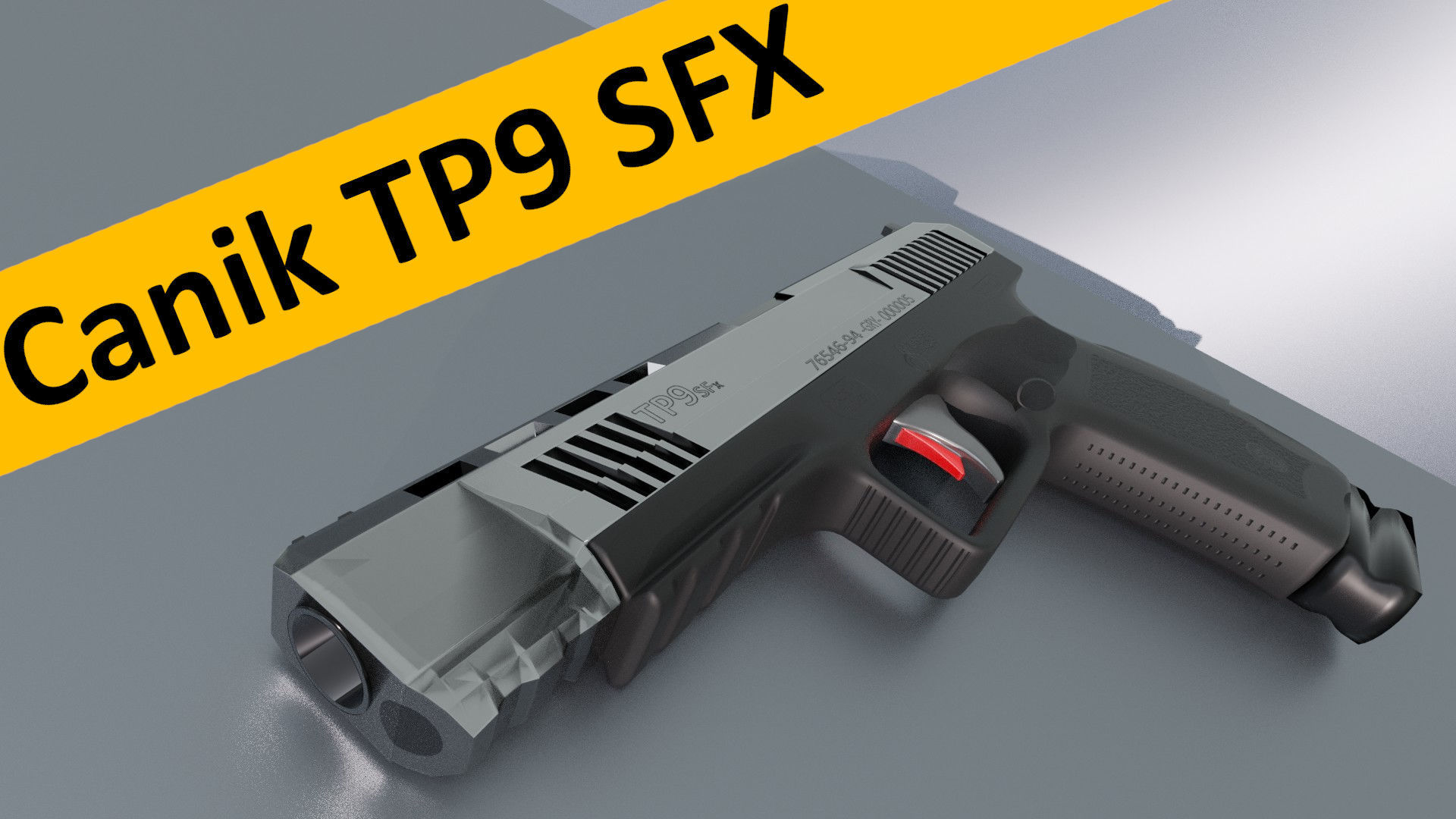 Canik TP9 SFX free VR / AR / low-poly 3D model rigged | CGTrader