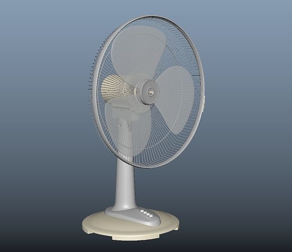 Table Fan 3D model 3D printable | CGTrader
