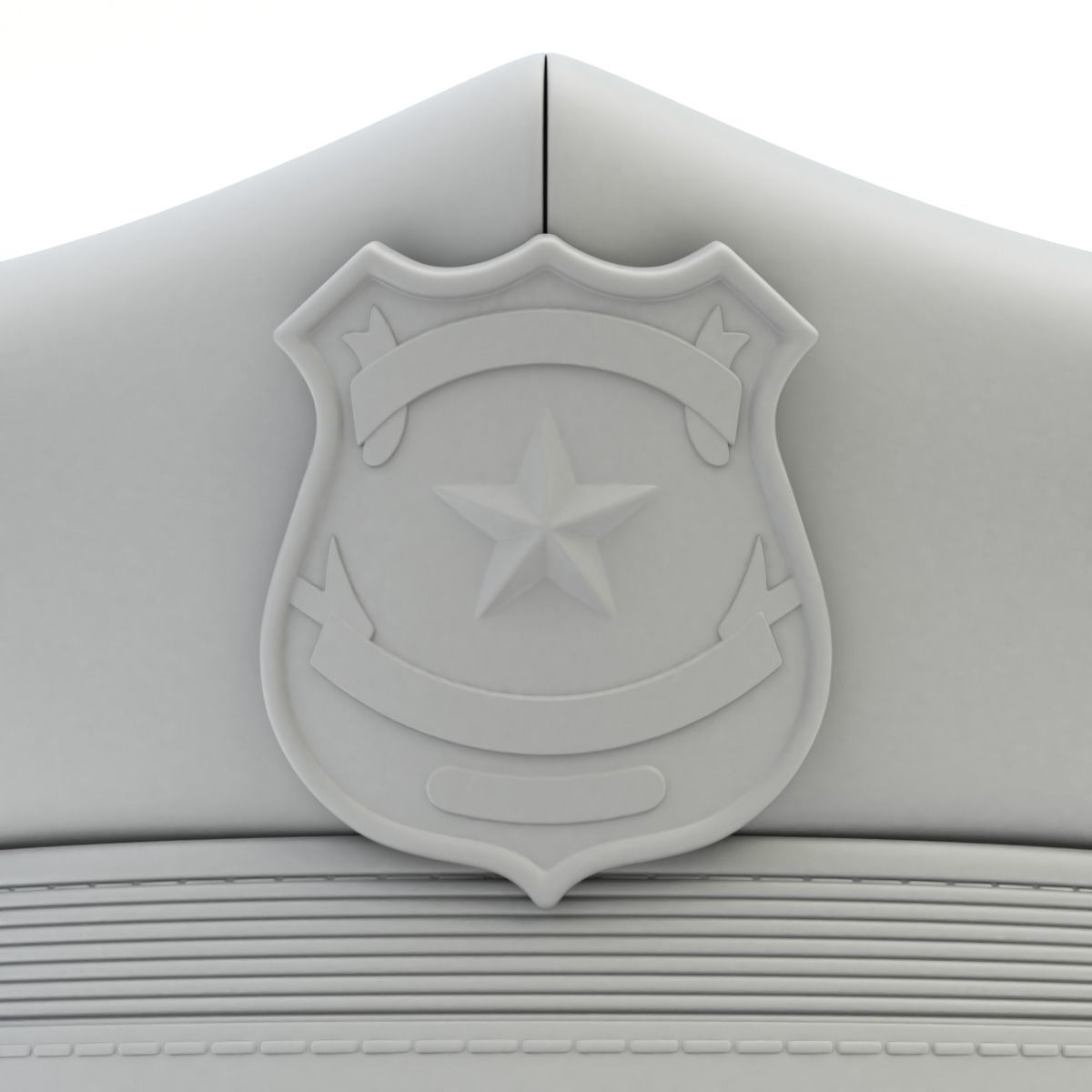 Police Cap 3D model | CGTrader