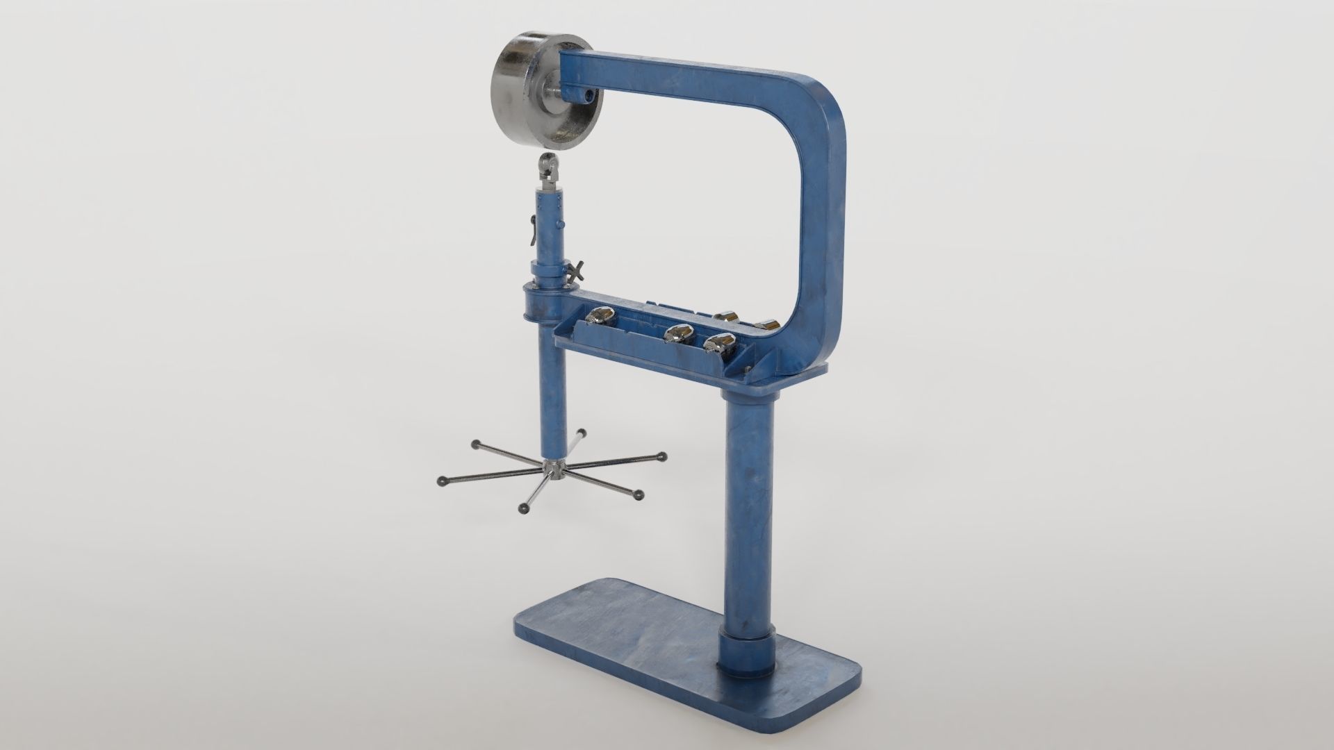 3D model Garage - English wheel panel former VR / AR / low-poly | CGTrader