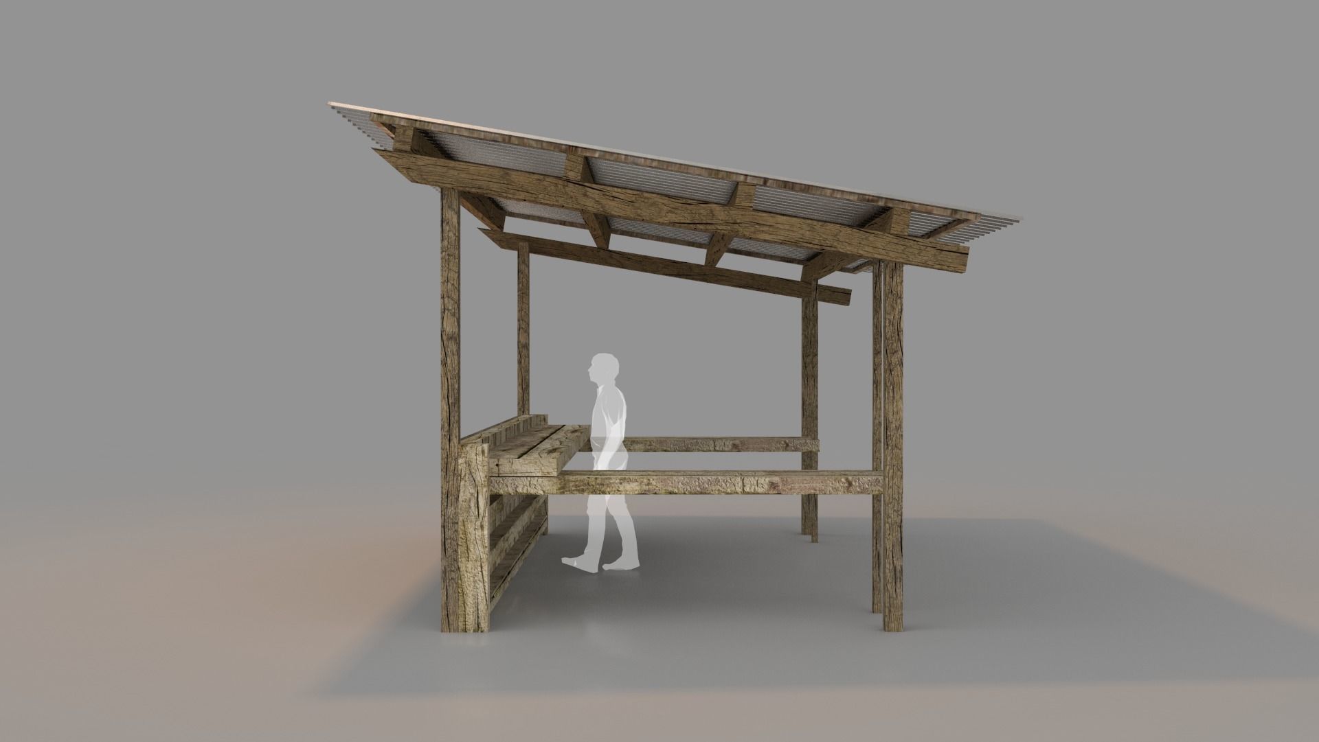 Rustic Stand 3D model | CGTrader