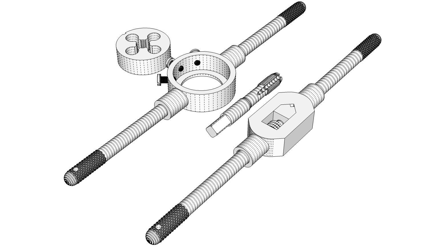 Threading Tap 3D model | CGTrader