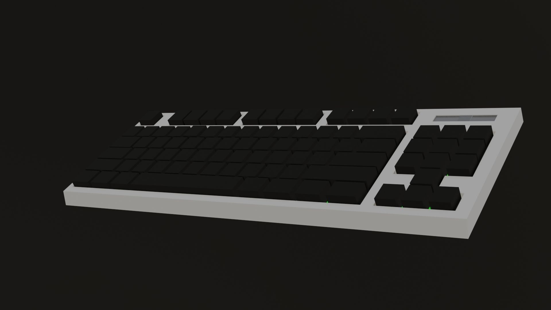 Keyboard 3D Model RGB low-poly free 3D model | CGTrader