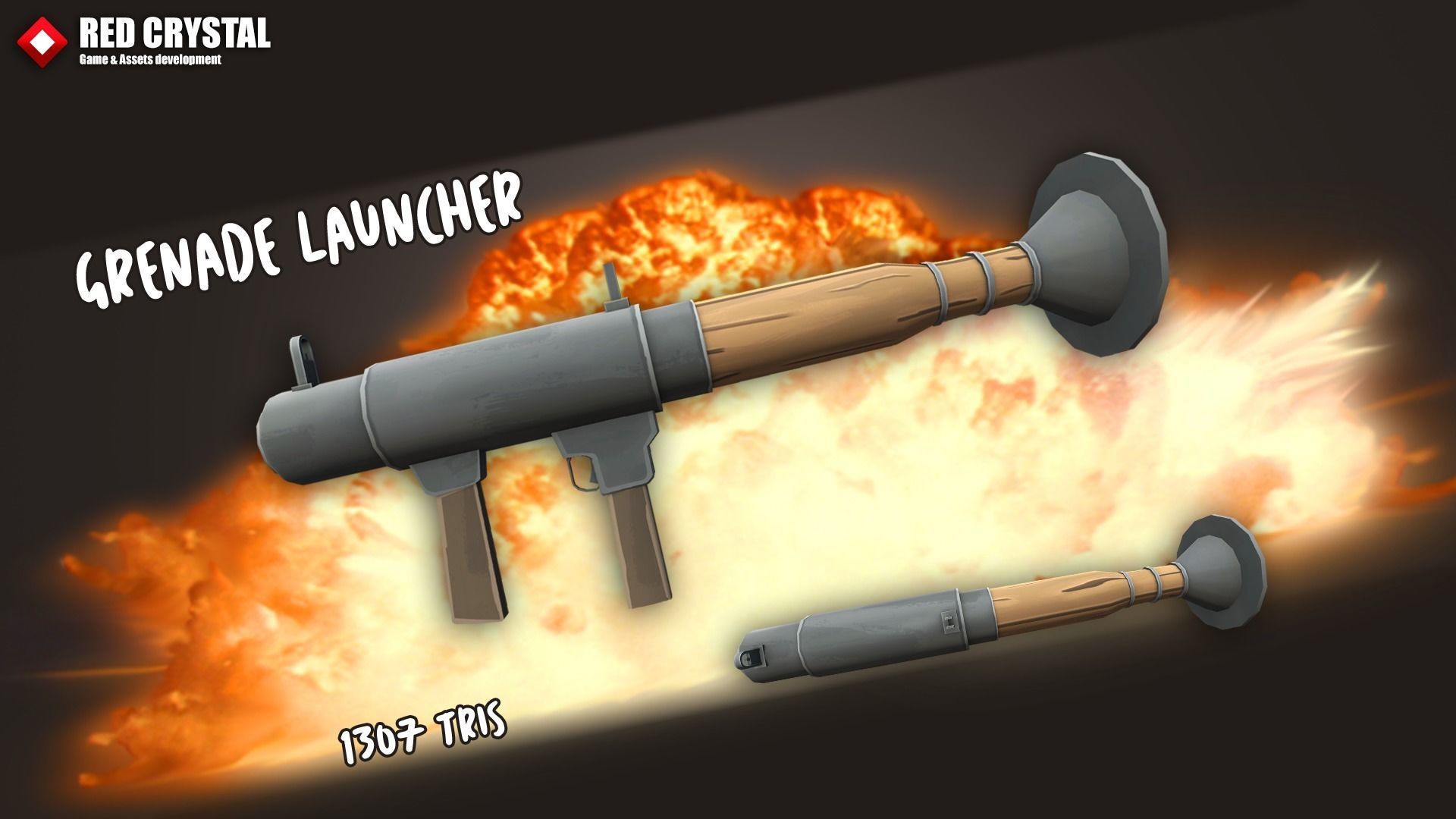 3D model Low Poly Guns Pack VR / AR / low-poly | CGTrader