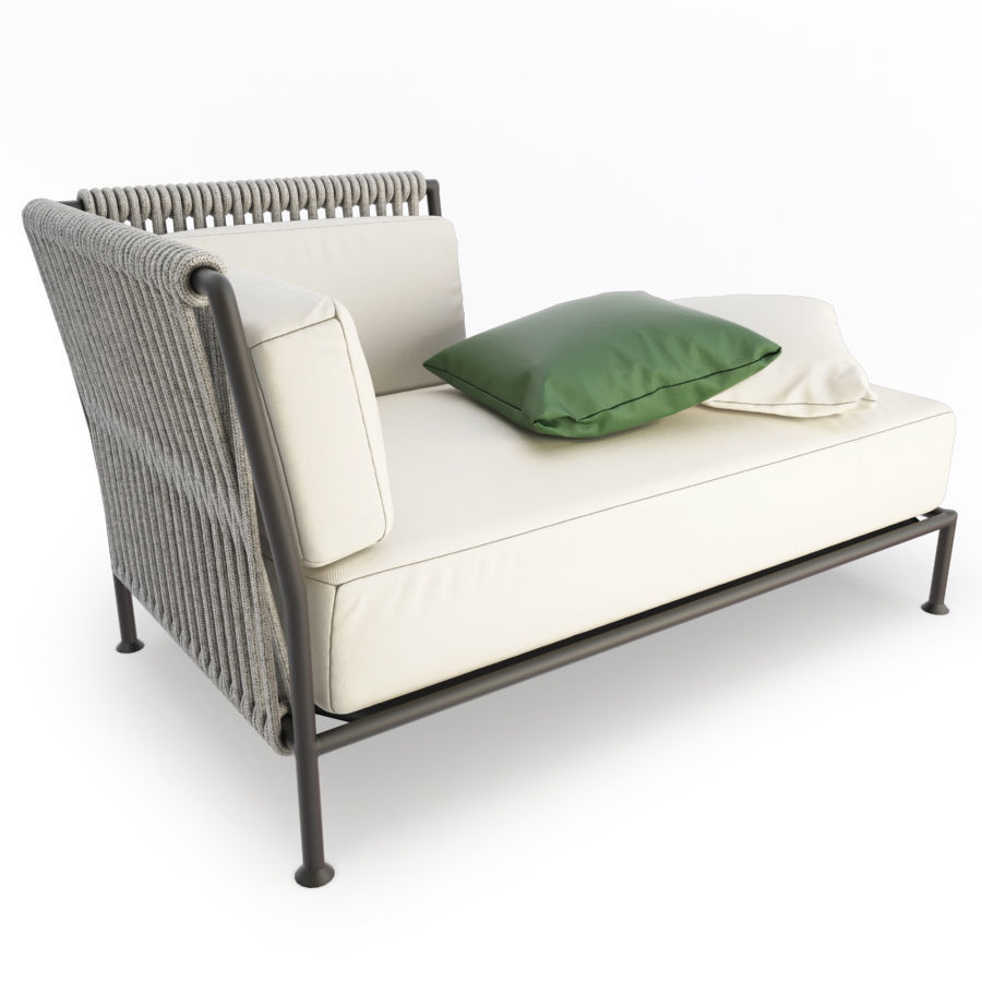 Treble Corner Sofa Unopiu 3D model | CGTrader