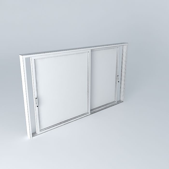 Slide window free 3D model | CGTrader