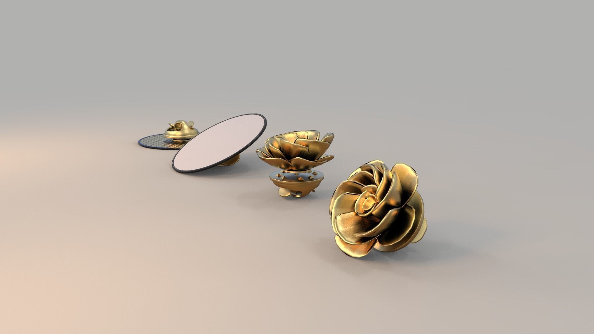 Lapel Pin 3D model | CGTrader