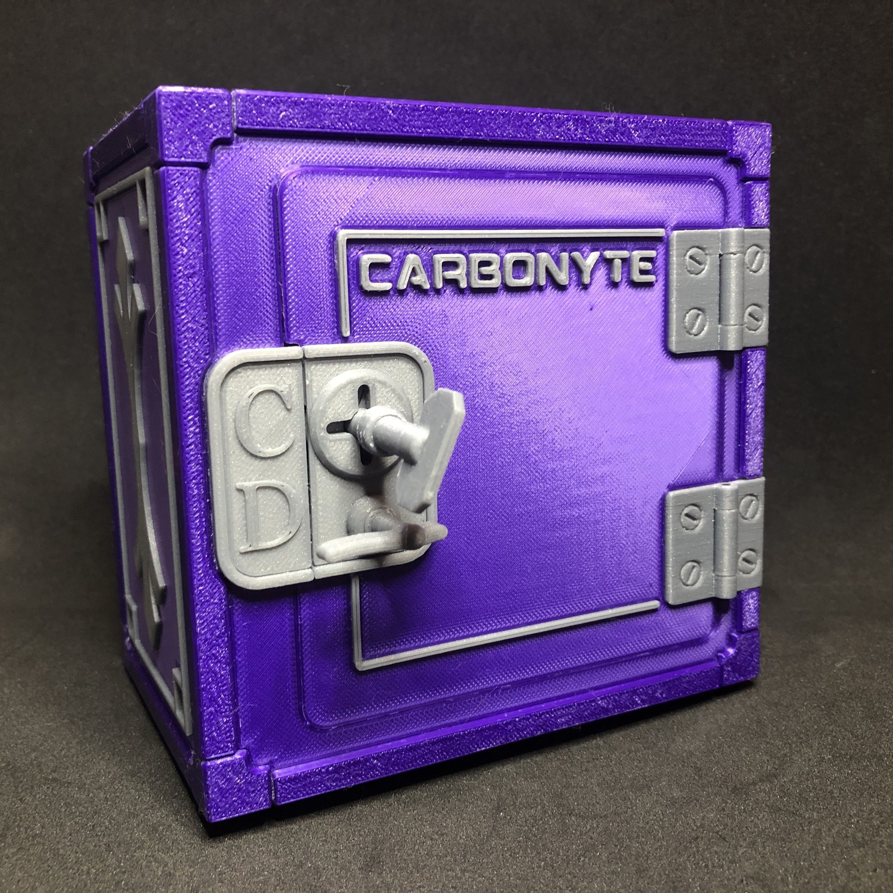 Carbonyte Lockable Mini Safe 3D model 3D printable | CGTrader