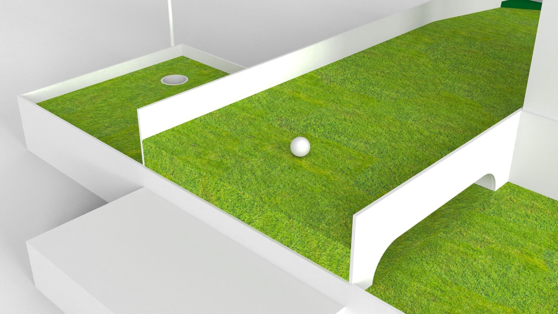 Mini Golf Module - Stand 3D model | CGTrader