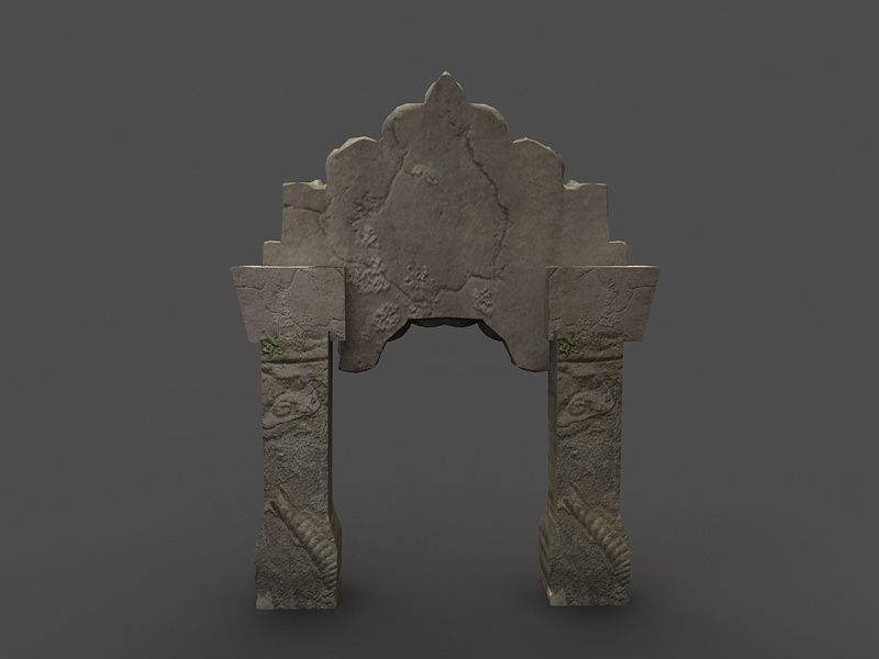3D model Angkor Wat Games res model 03 VR / AR / low-poly | CGTrader