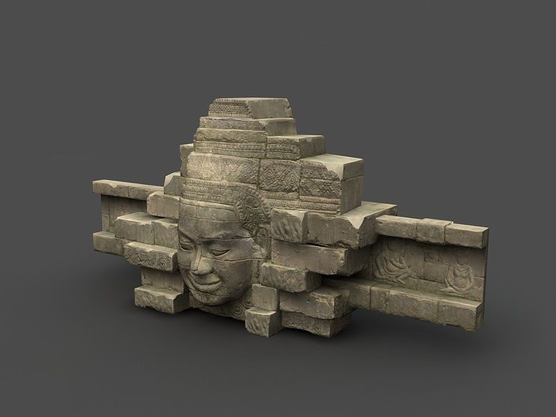 3D model Angkor Wat Games res model 05 VR / AR / low-poly | CGTrader