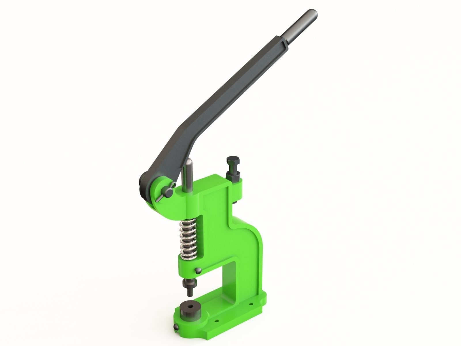 Hand press 3D model | CGTrader