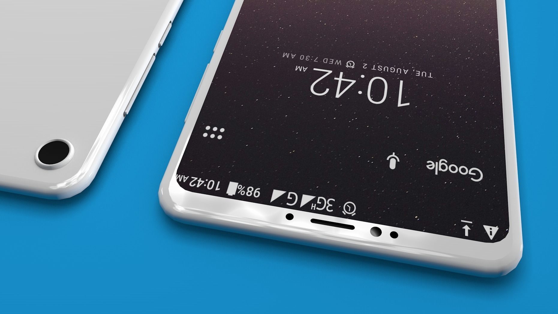 Low-poly simple Smartphone model free VR / AR / low-poly 3D model ...