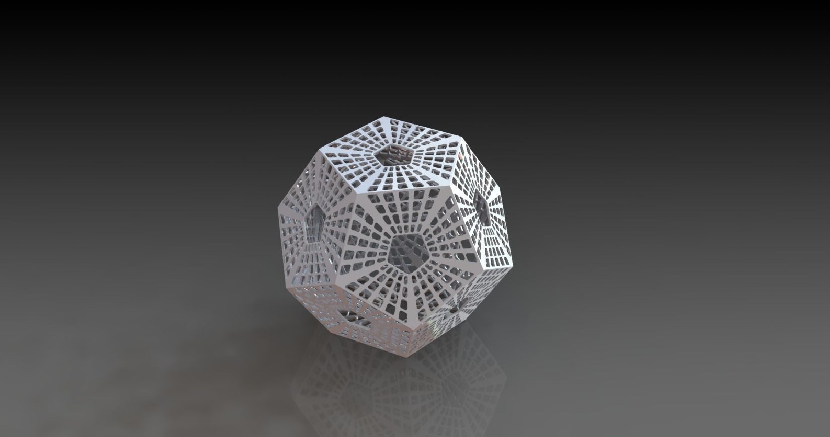 Scifi Dodecahedron 3D model 3D printable | CGTrader