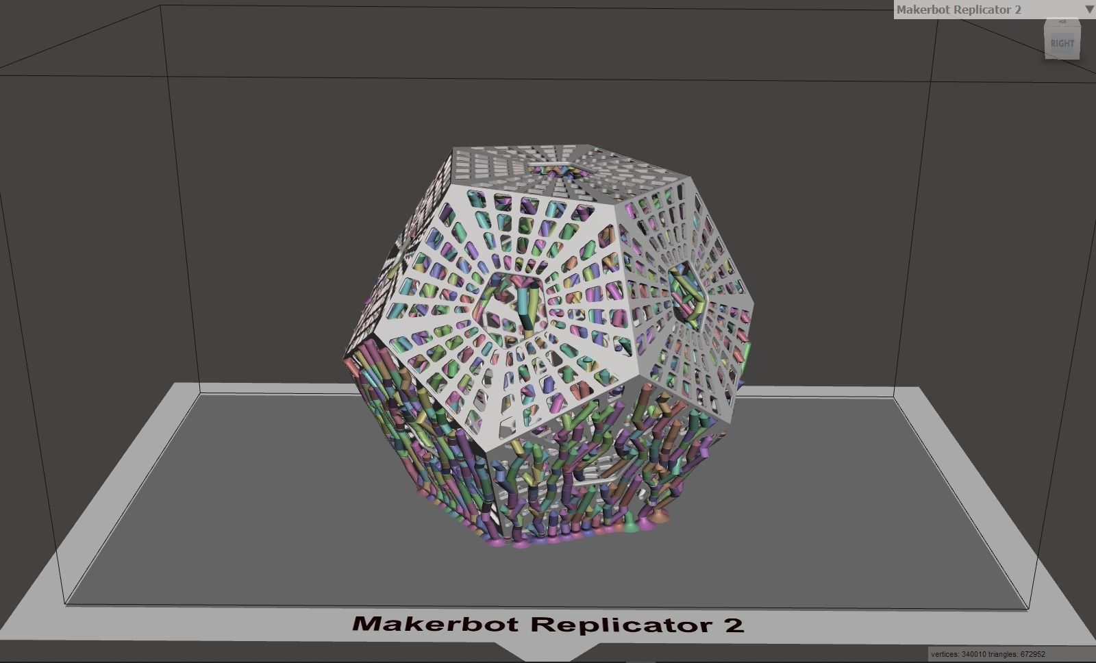 Scifi Dodecahedron 3D model 3D printable | CGTrader