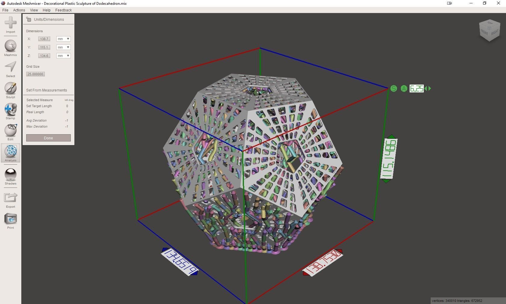 Scifi Dodecahedron 3D model 3D printable | CGTrader