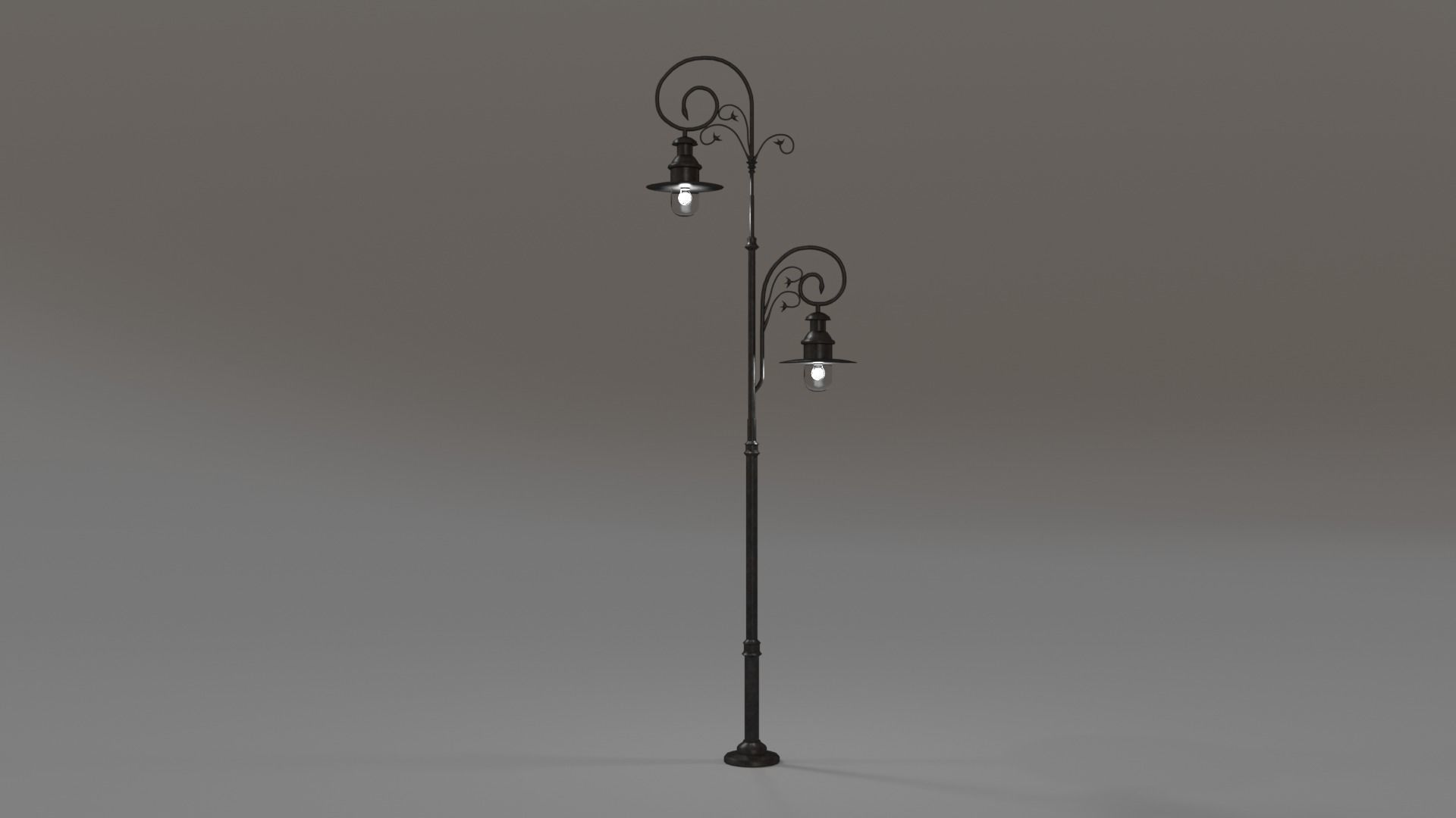 3D model Antique lamp post VR / AR / low-poly | CGTrader