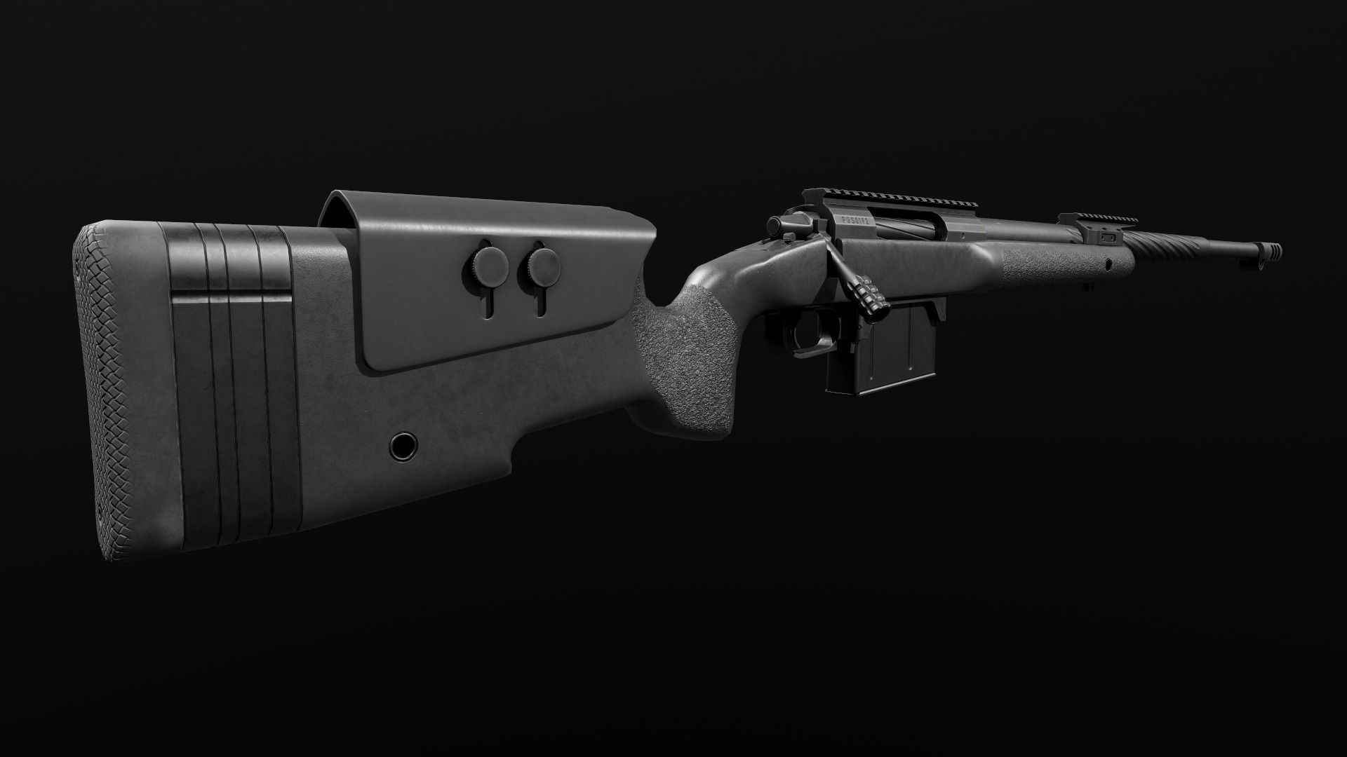 3D model Remington 700 Sniper Rifle VR / AR / low-poly | CGTrader
