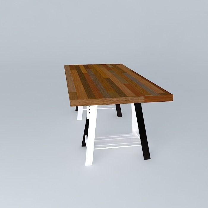 Work table free 3D model | CGTrader