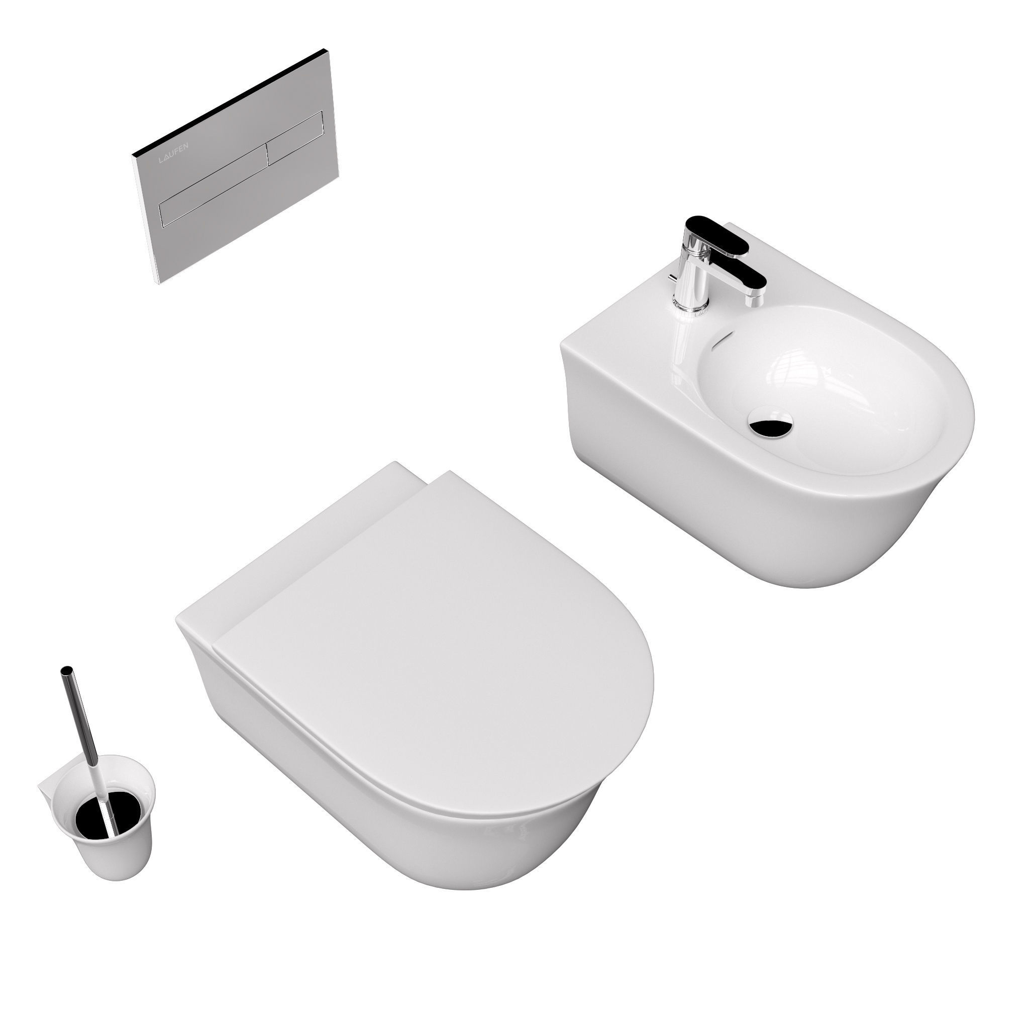 Laufen - THE NEW CLASSIC SET 3D model | CGTrader