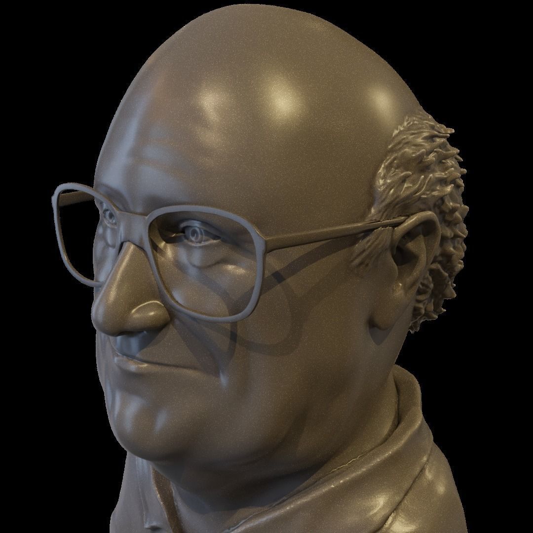 Danny DeVito bust 3D model 3D printable | CGTrader