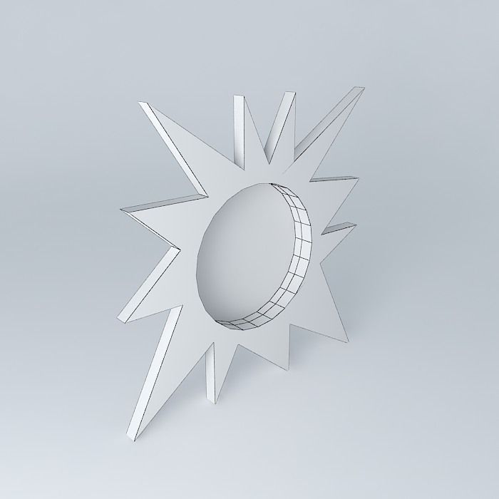 Fake sun free 3D model | CGTrader