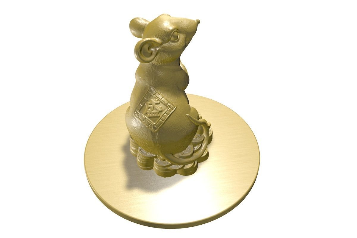 China mouse 3D model | CGTrader