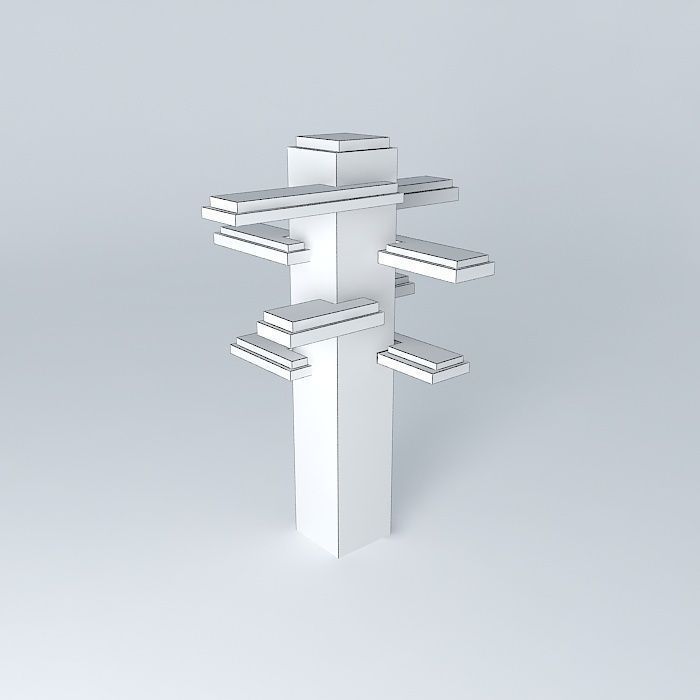 tree installation free 3D model | CGTrader