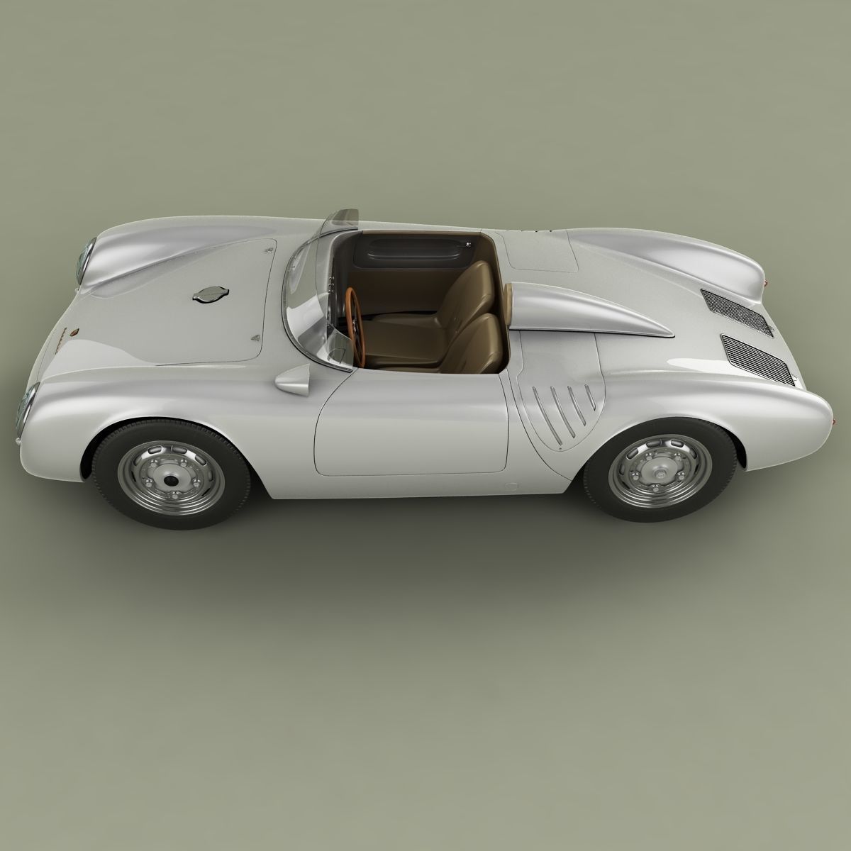Porsche 550 A Spyder 3D model | CGTrader