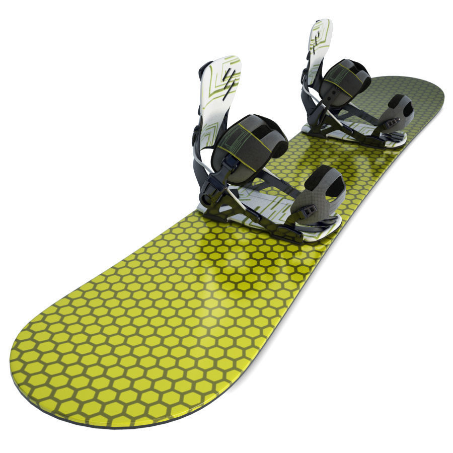 3D Snowboard Equipment | CGTrader