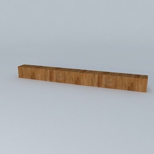 Wooden block bench free 3D Model MAX OBJ 3DS FBX STL SKP - CGTrader.com