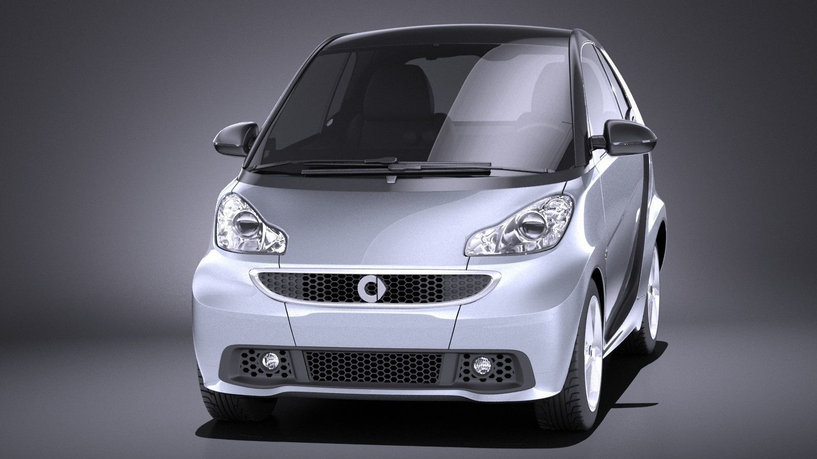 Smart 42 fortwo 2014 VRAY 3D model | CGTrader