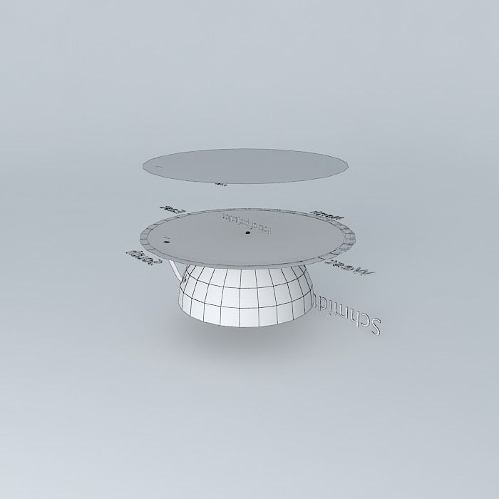 Schmidt Stereonet free 3D model | CGTrader