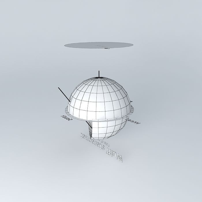 Wulff Stereonet free 3D model | CGTrader