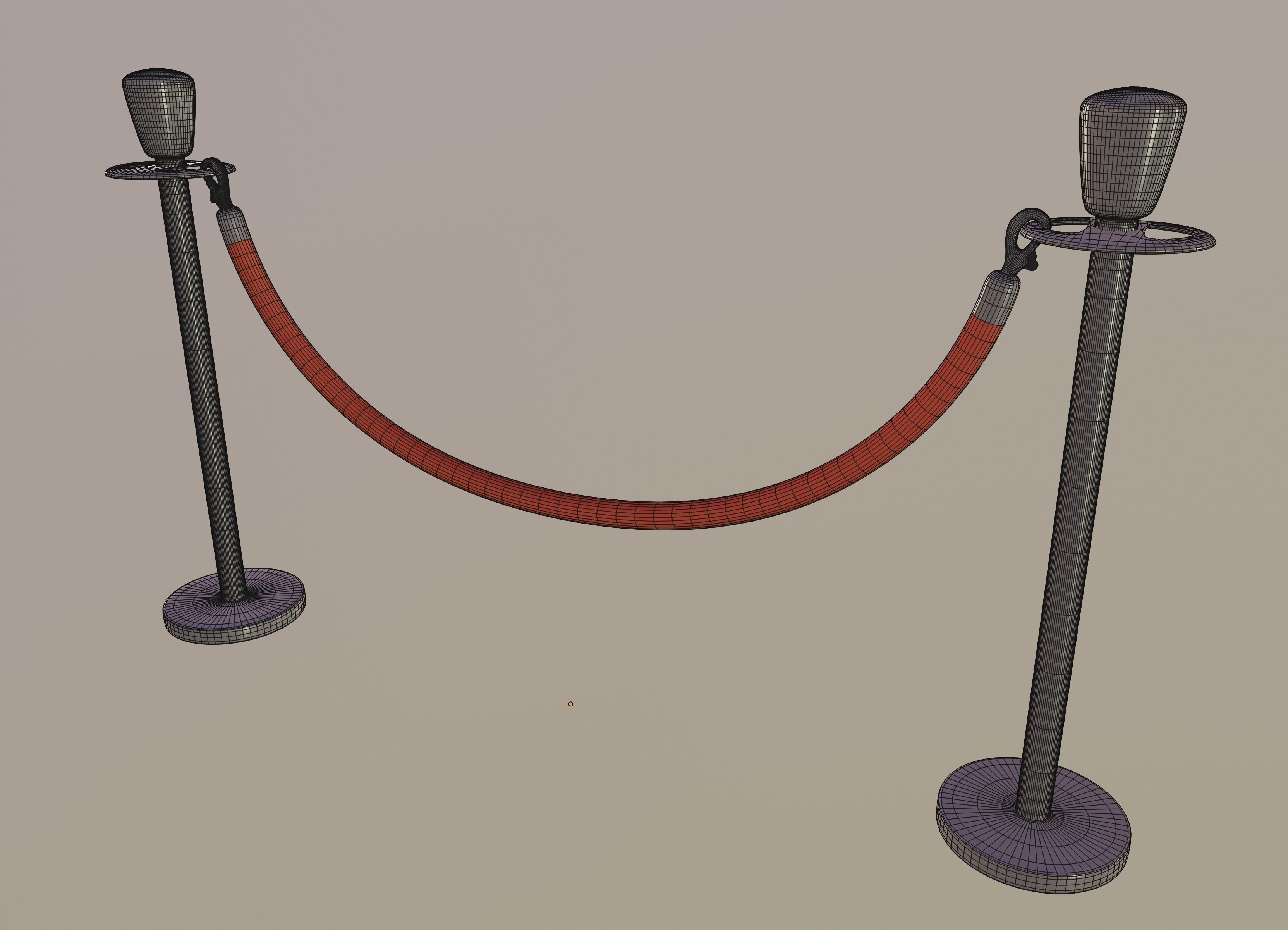 3D model Stanchions VR / AR / low-poly | CGTrader