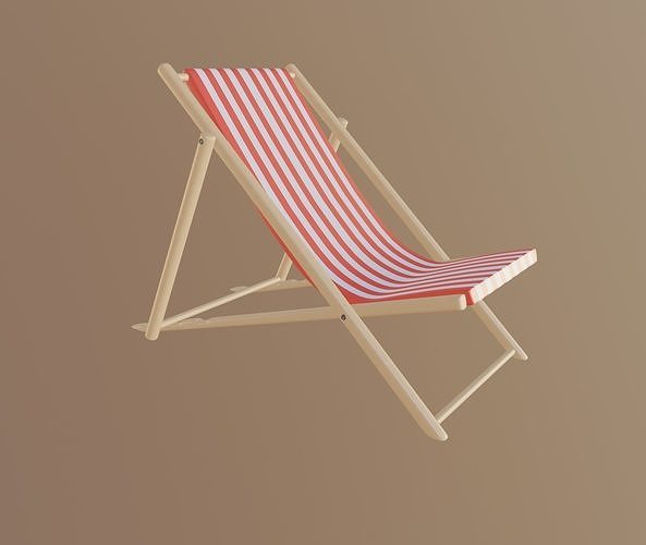 Beach Chair 3D model | CGTrader