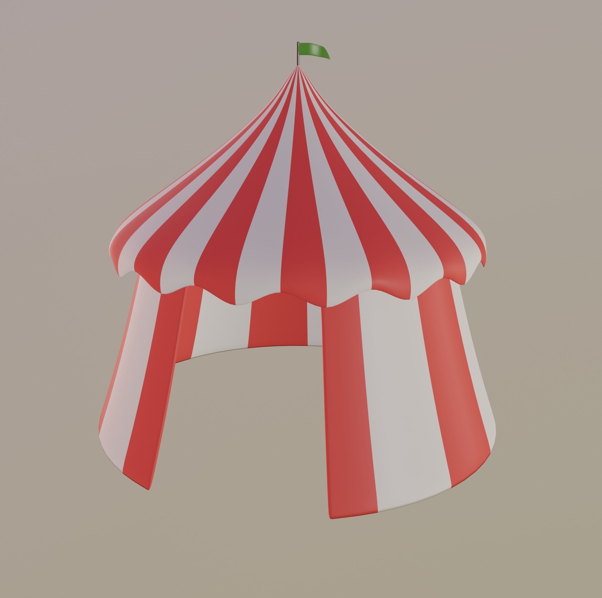 Circus Tent 3D model | CGTrader