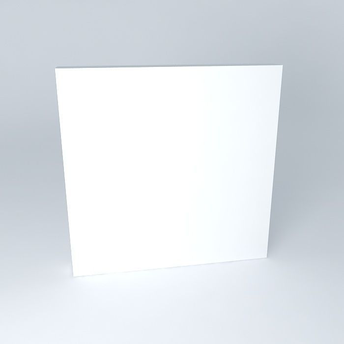 Perspex wall free 3D model | CGTrader