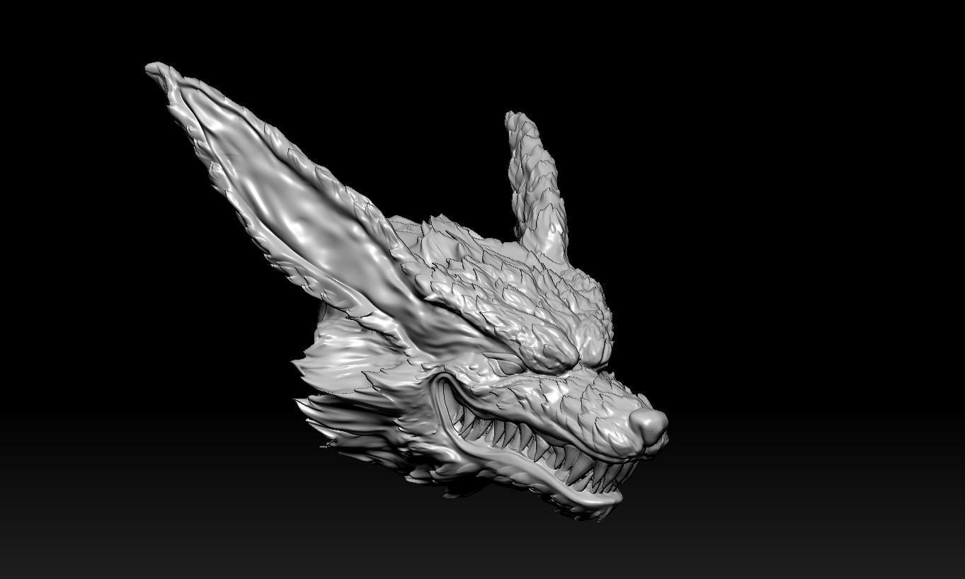 kurama from naturo - nine tails - kyuubi 3D model 3D printable | CGTrader