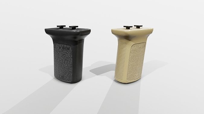 3D model BCM Gunfighter Vertical Grip Mod3 MLOK VR / AR / low-poly ...