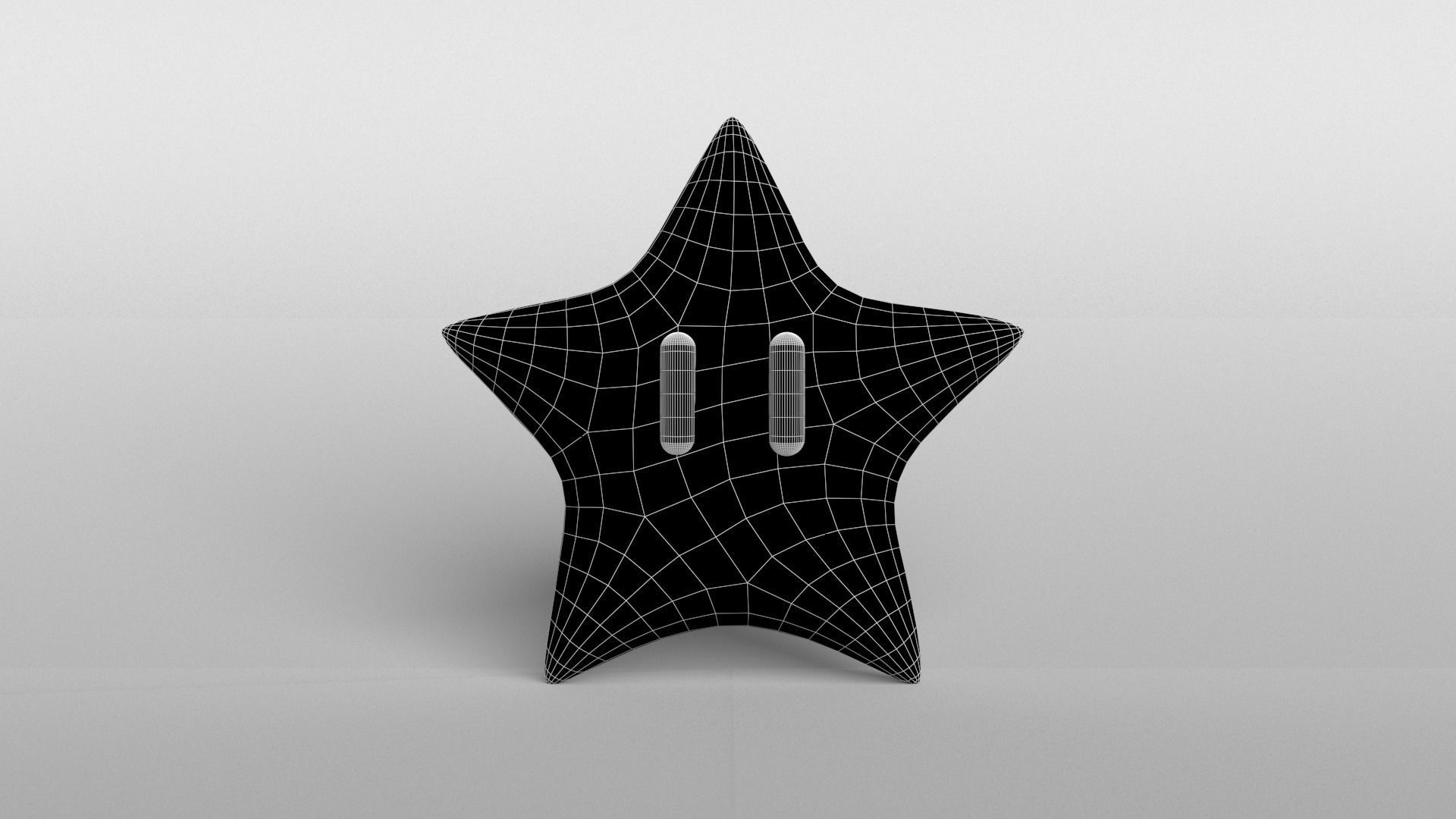 Mario Star v1 001 free VR / AR / low-poly 3D model | CGTrader